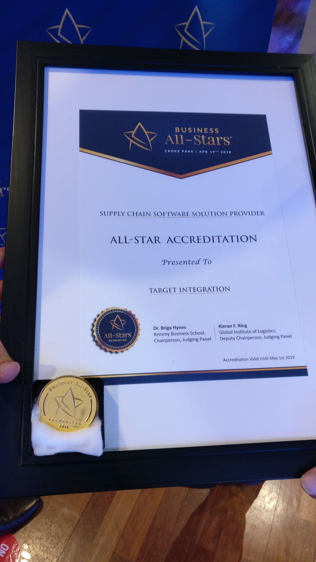 Target Integration has been accredited by Business All Stars as Supply ...