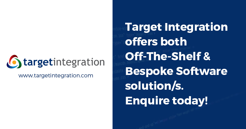 Off the Shelf v/s Bespoke Software's - Target Integration