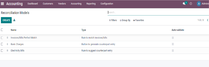 Reconciliation models in Odoo - Target Integration