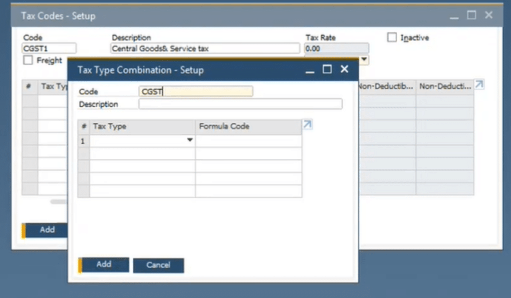 How to Create Tax Codes in SAP Business One India