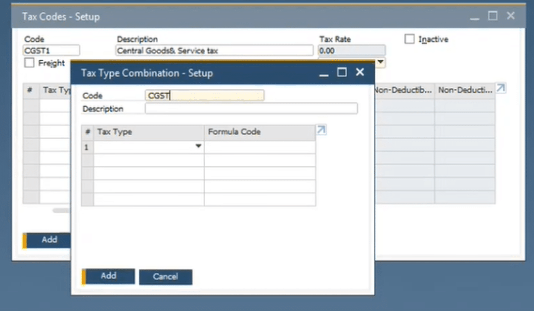 How to Create Tax Codes in SAP Business One India